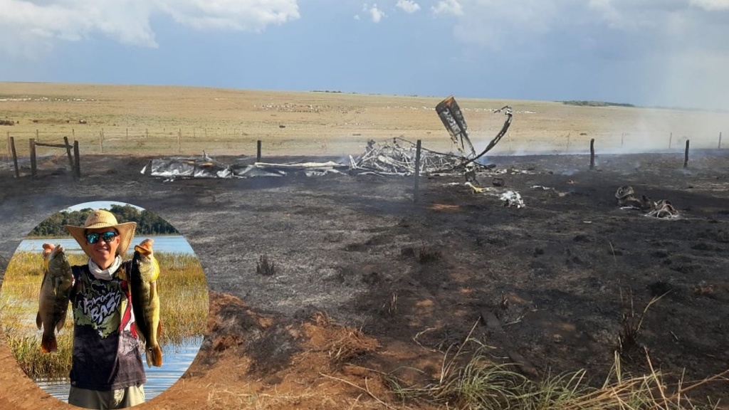 Piloto morre preso às ferragens após avião agrícola cair em fazenda em ...