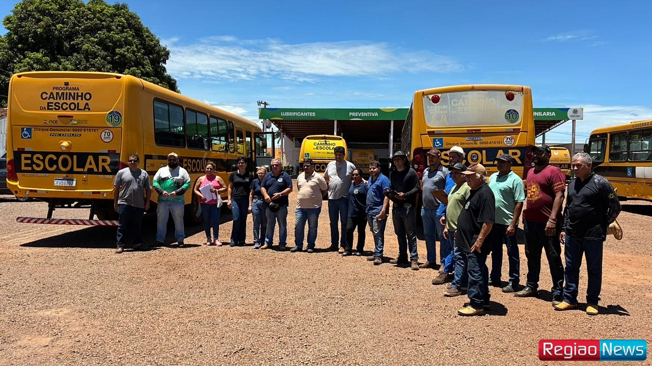 Frota do transporte escolar da Prefeitura é inspecionada por engenheiro ...